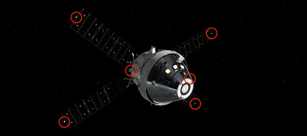عيون مركبة أورايون – نظام كاميرات أورايون Orion Camera System